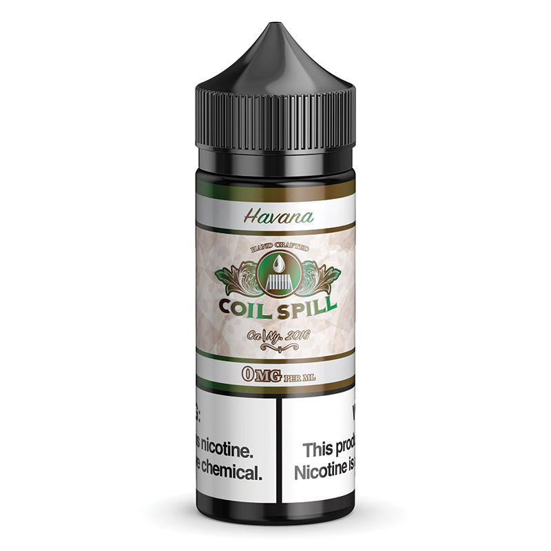 Coil Spill Havana Vape e-Liquid 100mL - Beyond Vape