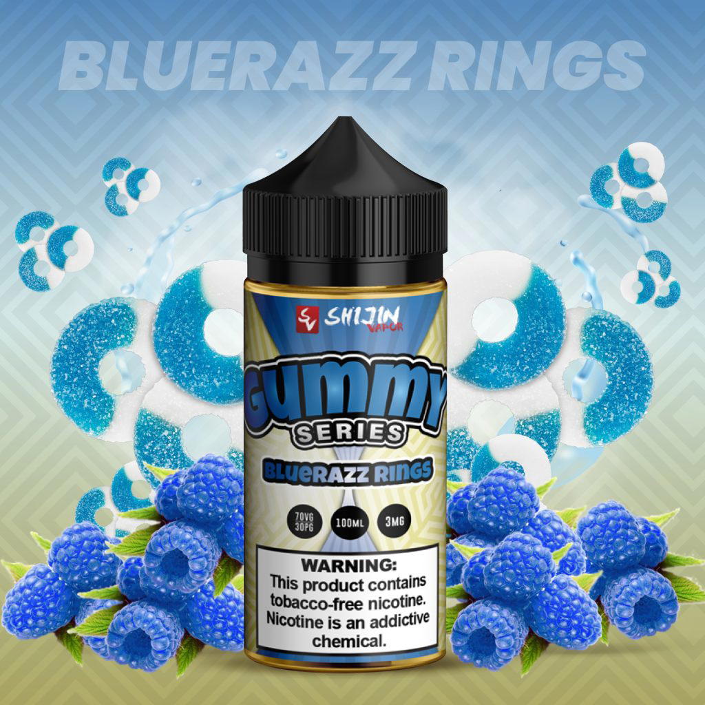 BlueRazz Rings by Gummy O's TFN Vape e-liquid 100mL - Beyond Vape BlueRazz Rings by Gummy O's TFN Vape e-liquid 100mL - Beyond Vape